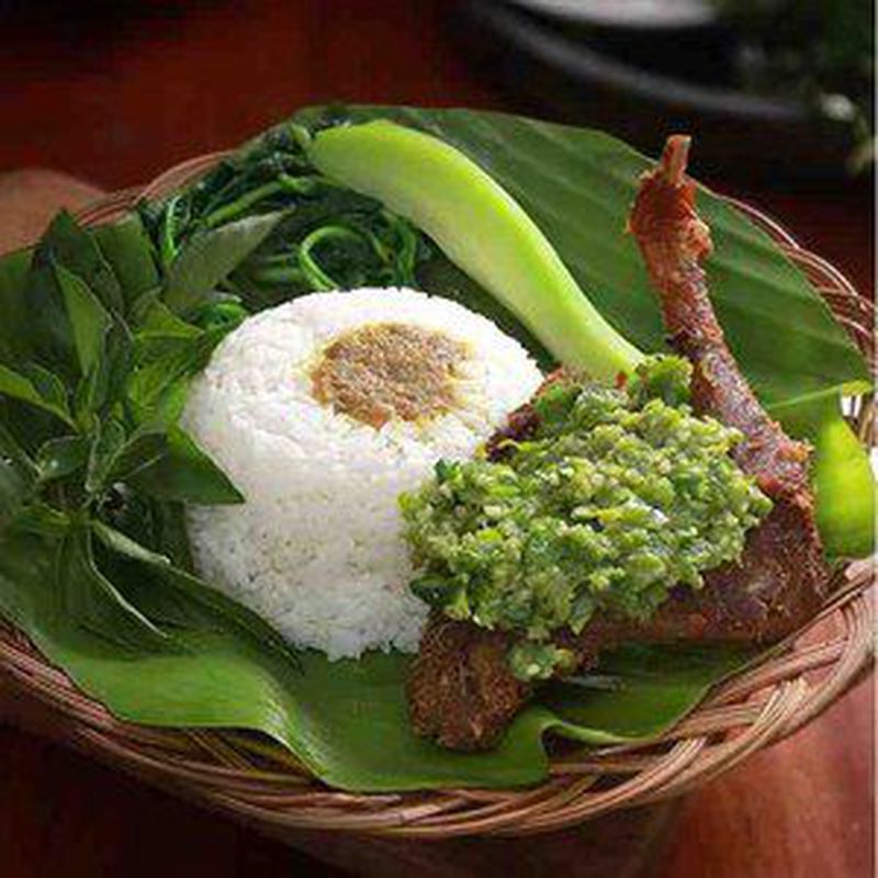 Nasi Bebek Cabe Ijo