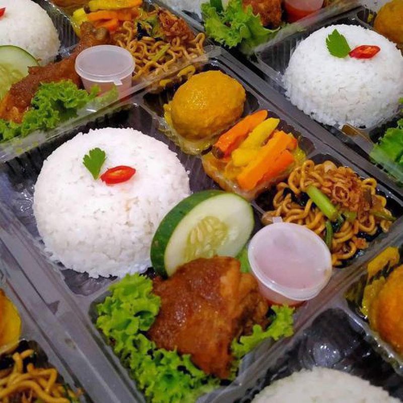 Nasi Kotak : Nasi Putih By Rio Catering ( Paket 1 )