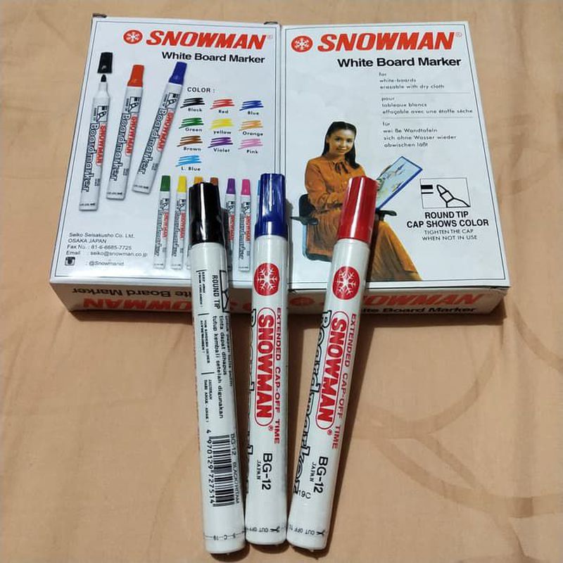 Boardmarker Snowman - Merah