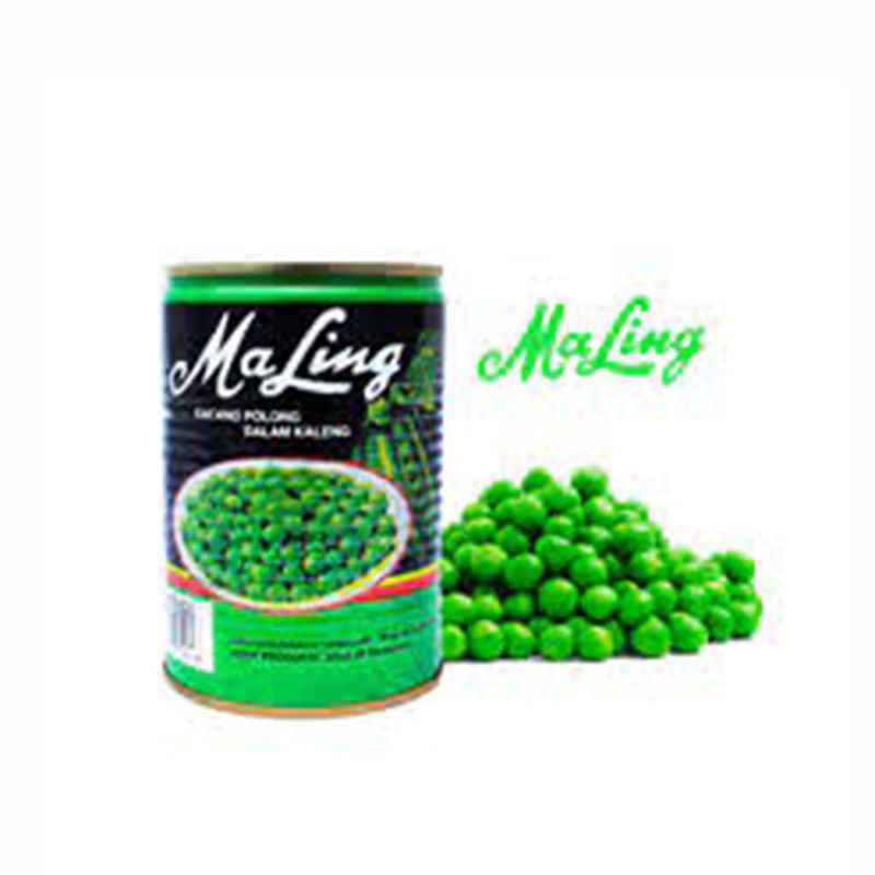 Kacang Polong Kalengan Ma Ling 397 ml