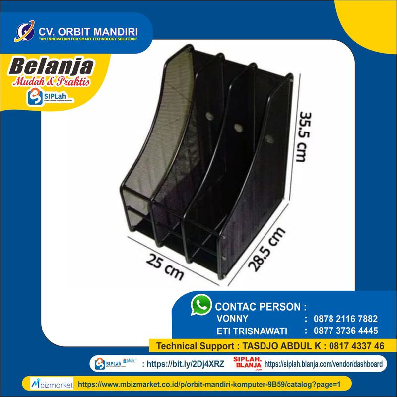 BOX FILE BESI 3 SEKAT