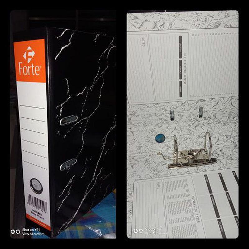 Map Paper Lever Arch File / ORDNER FOLIO