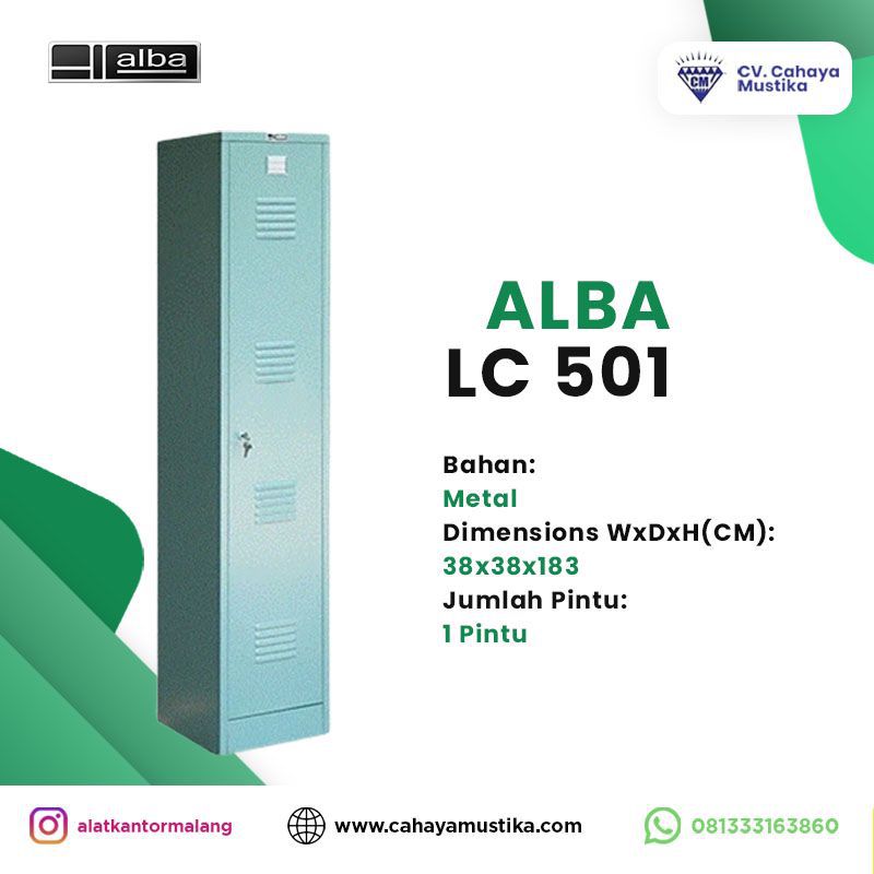 Loker Besi 1 Pintu Alba LC-501