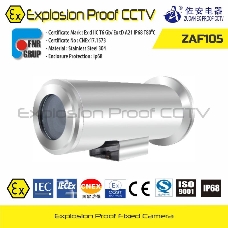 Explosion Proof CCTV Network Camera 30x Optical Zoom 2MP ZAF105