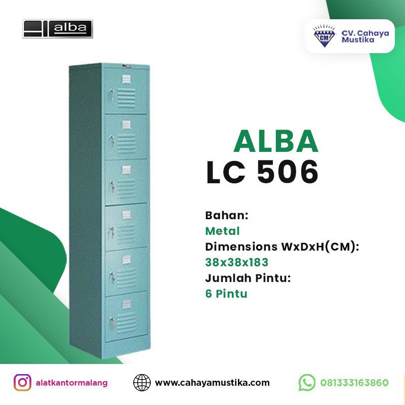 Loker Besi 6 Pintu Alba LC 506
