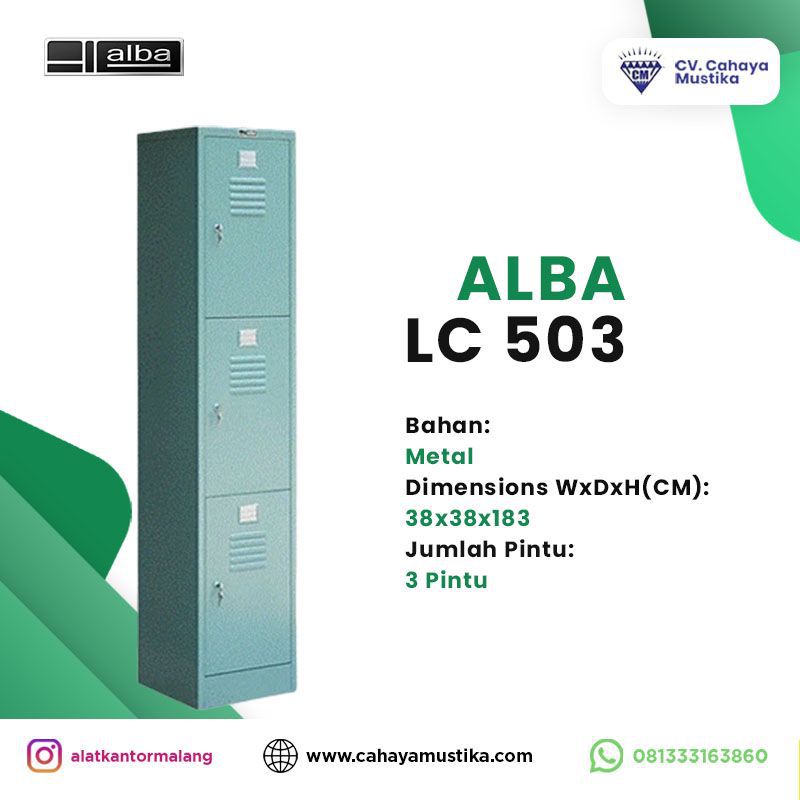 Loker Besi 3 Pintu Alba LC 503