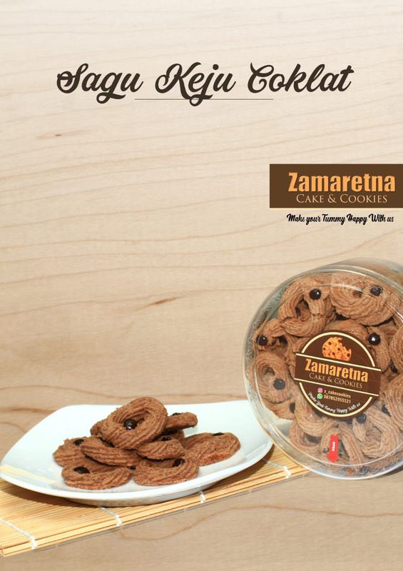 Kue kering Sagu Keju Coklat