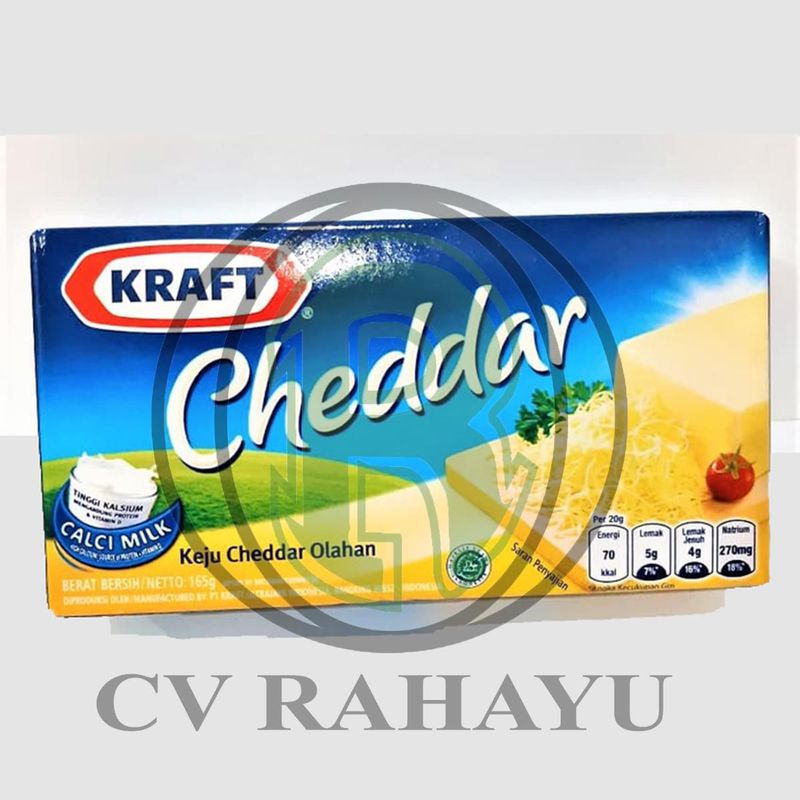 Keju Cheddar Kraft 180 gr