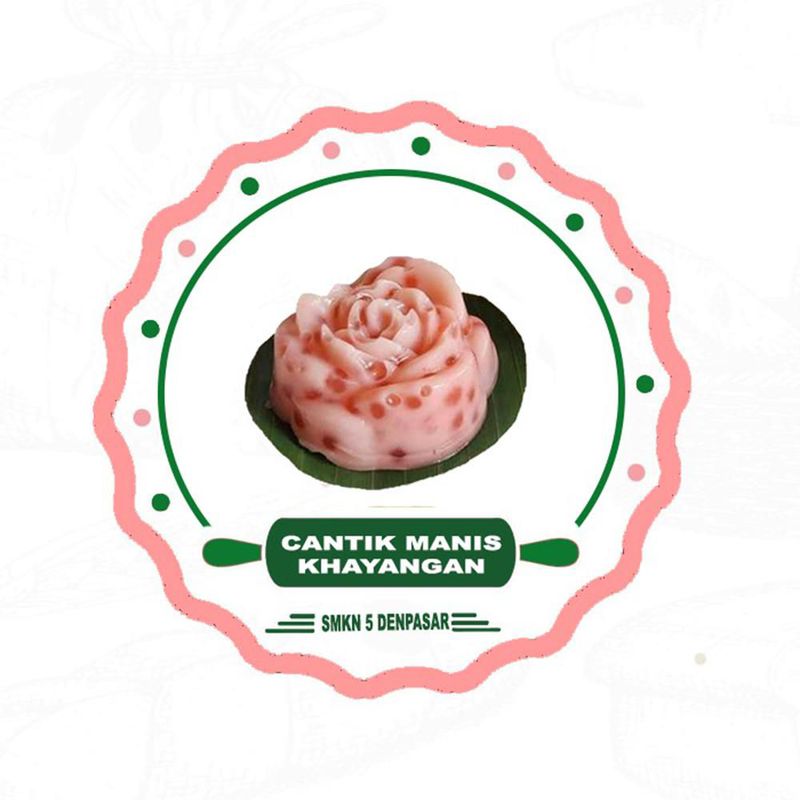Sticker Label "Cantik Manis Khayangan"