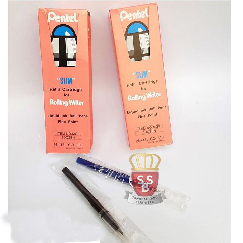 ISI (REFILL) BALL PEN PENTEL + TABUNG - Hitam