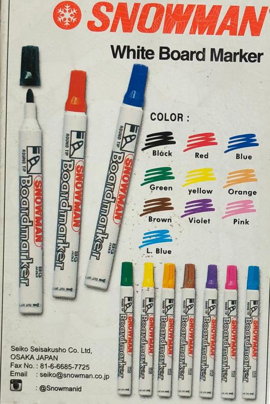 SNOWMAN WHITE BOARD MARKER