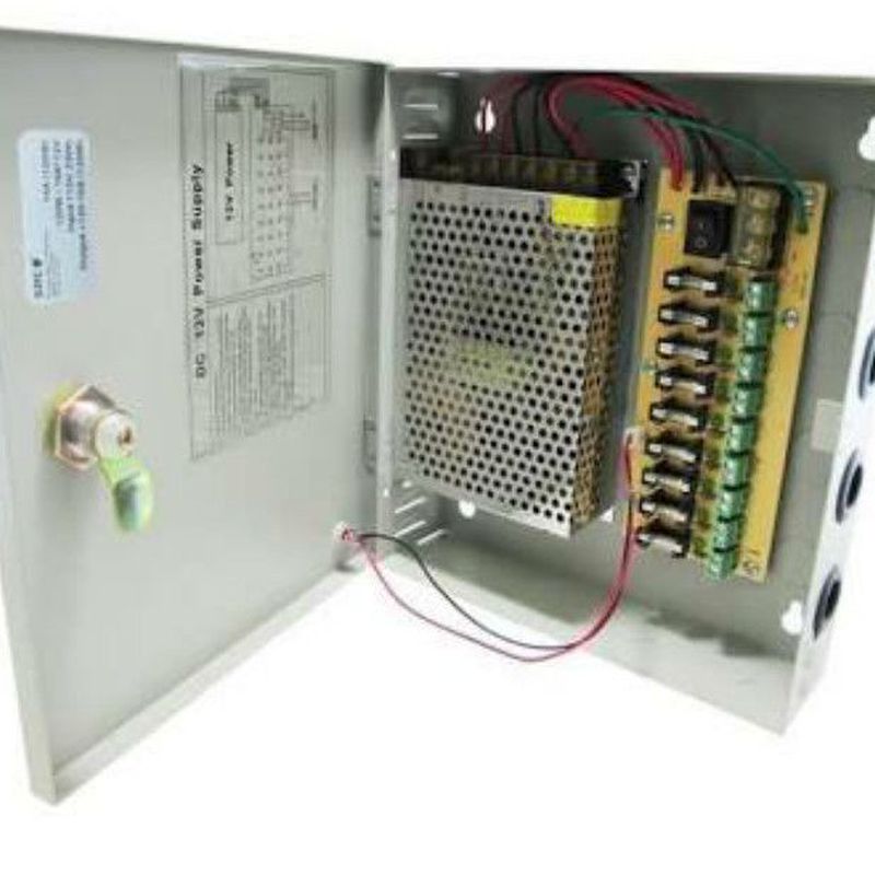 CCTV Power Supply 12V 10A + Box