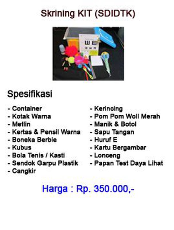 Skrining KIT / APE SDIDTK