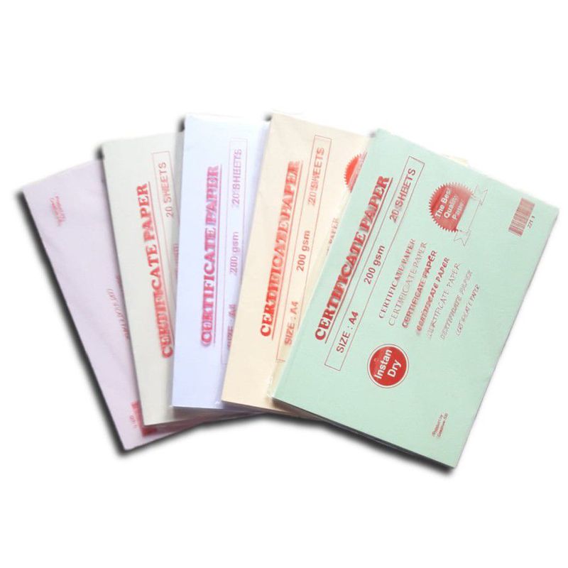 Kertas Linen Jepang Putih Plano 109 x 79 220gr Sertifikat