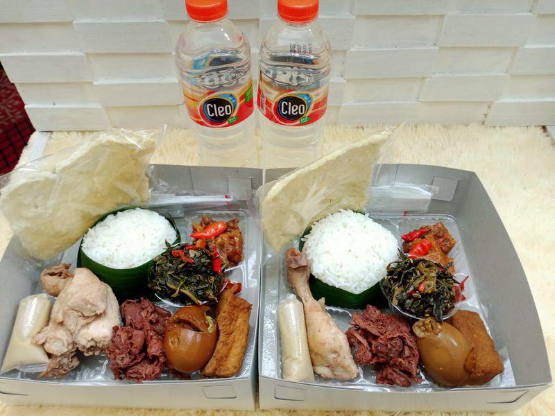 Paket Nasi kotak - Nasi Rames 1