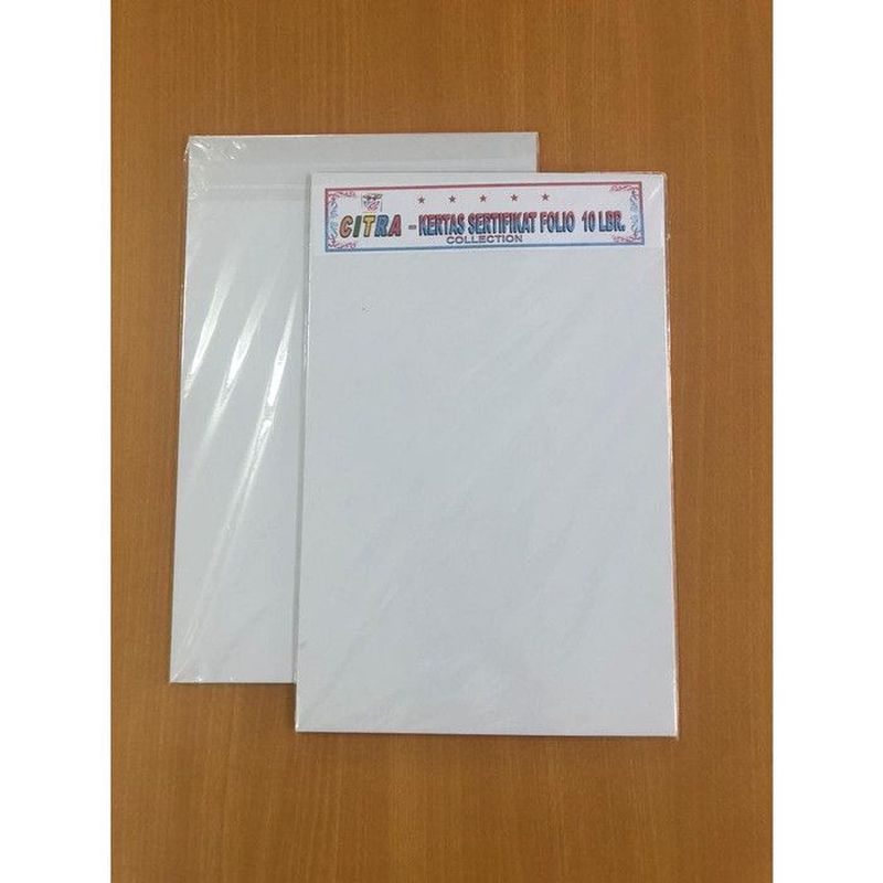 KERTAS SERTIFIKAT POLOS F4