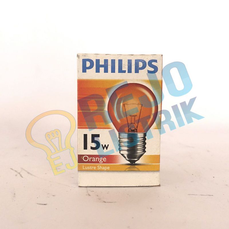Lampu Bohlam/ PX Philips Orange 15 Watt
