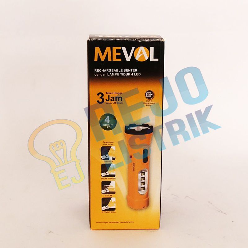 Senter Meval 4 LED