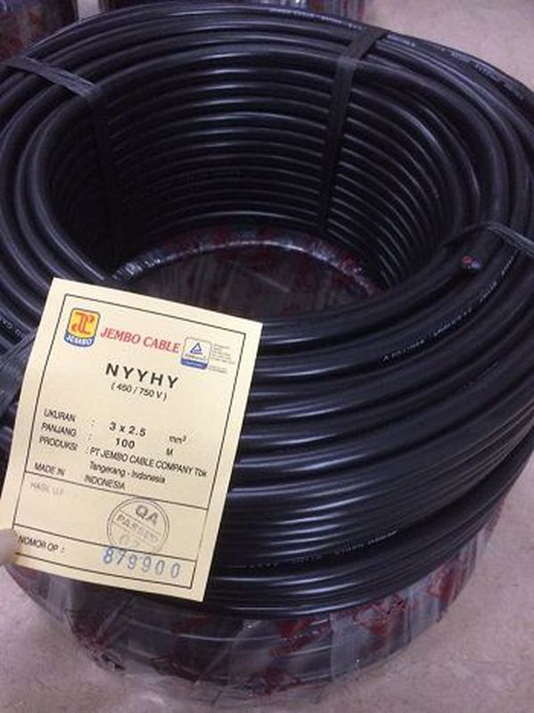 Kabel NYYHY 3 x 2.5 / eterna