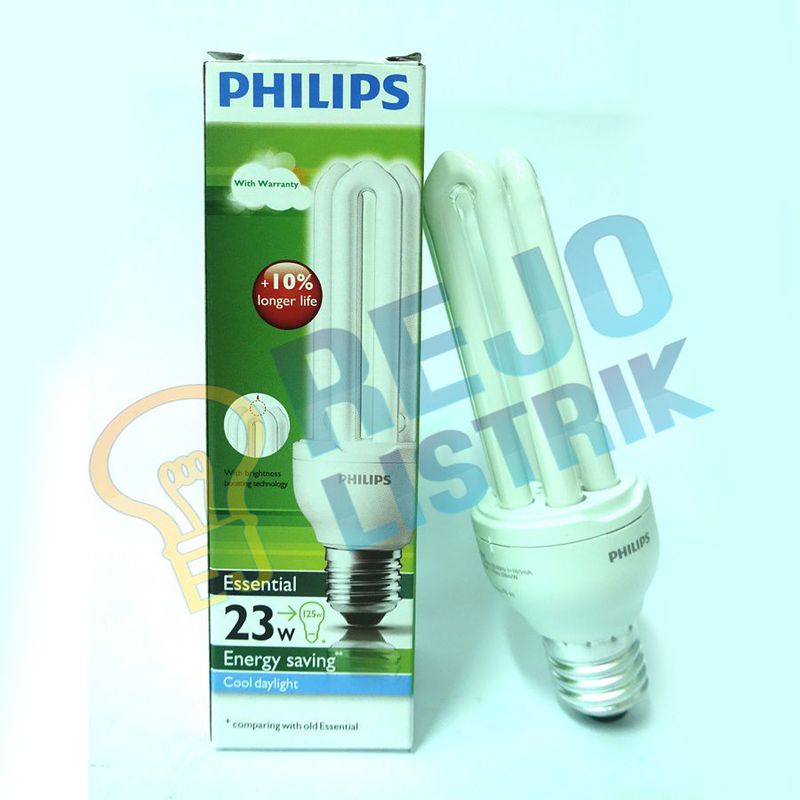 Lampu CFL Philips Essential 23 Watt Putih