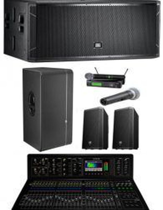 10000 WATTS GROUND STACK SOUND SYSTEM PACKAGE