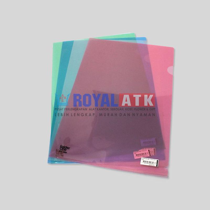 FOLDER ONE MAP L FOLIO (LFO100F) 1802208043563 - Biru