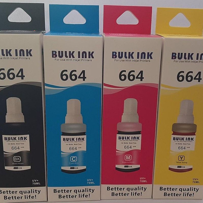 Tinta Epson Bulk Ink 664 - Biru