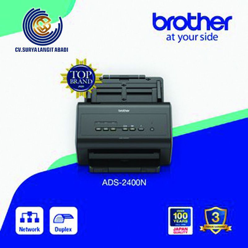 Brother ADS-2400N Network Desktop Scanner