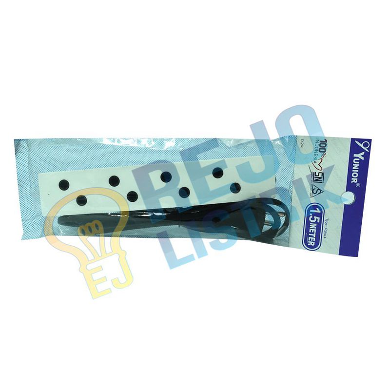 Stop Kontak Gepeng + Kabel Loyal Raku 1,5 Meter Lubang 4