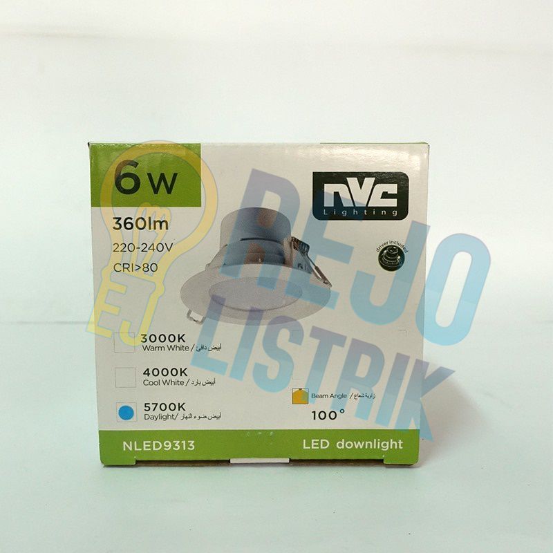 Lampu Panel Led In Bow NVC Shell 6 Watt CDL/ Putih