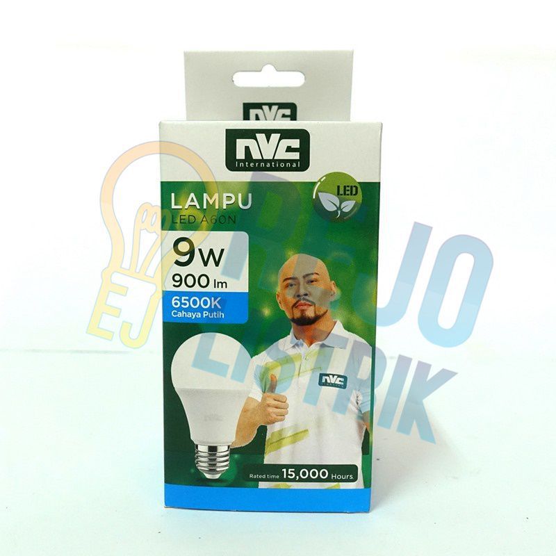 Lampu Led Bulb NVC 9 Watt E27 CDL/ Putih
