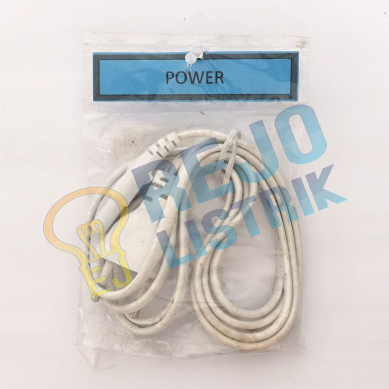 Kabel + Stecker + Jek Radio Putih Super