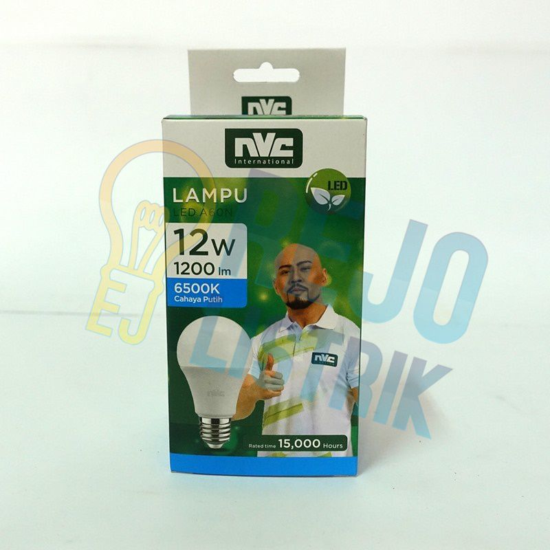 Lampu Led Bulb NVC 12 Watt E27 CDL/ Putih