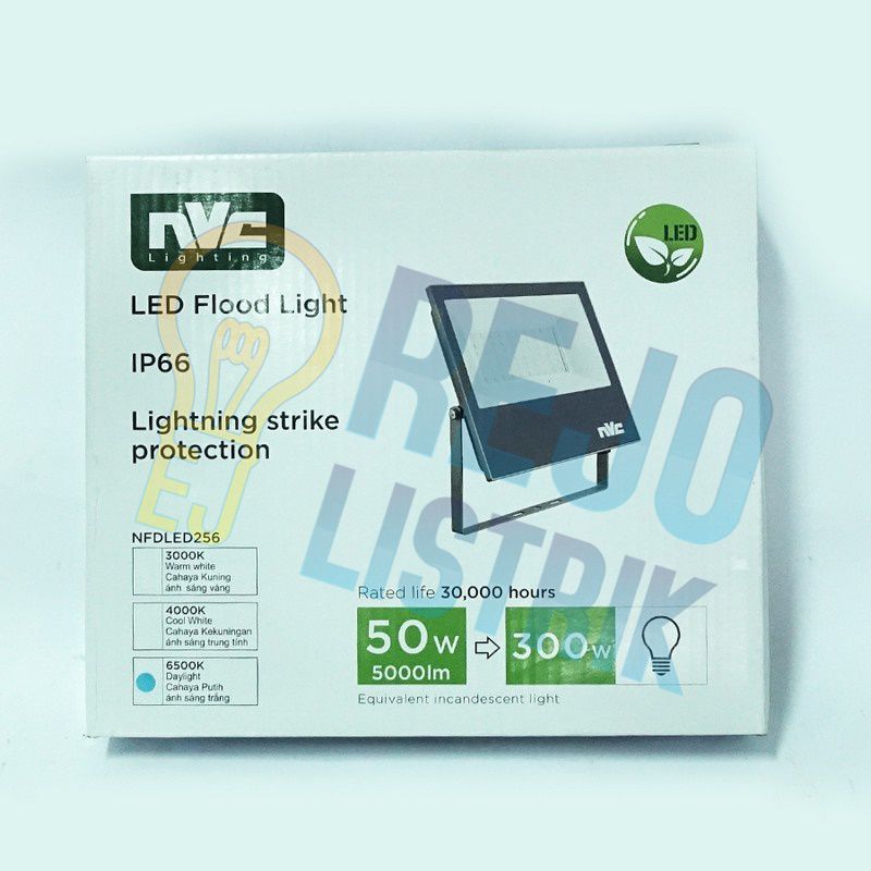 Lampu Led Flood Light Led NVC 50 Watt CDL