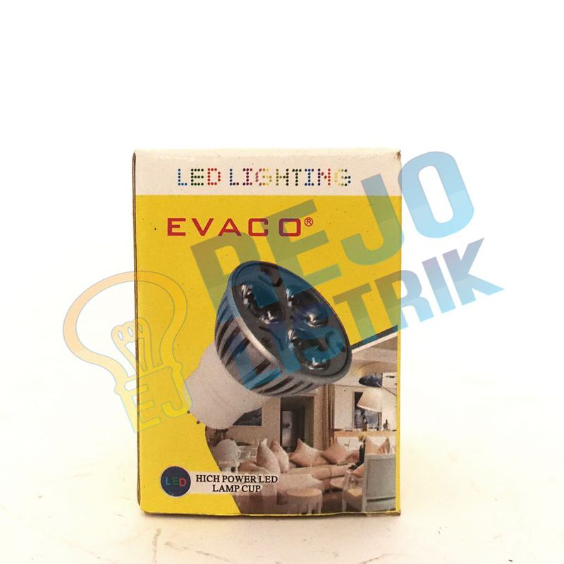 Lampu Spot Led Plafon 3 Led E27 Putih