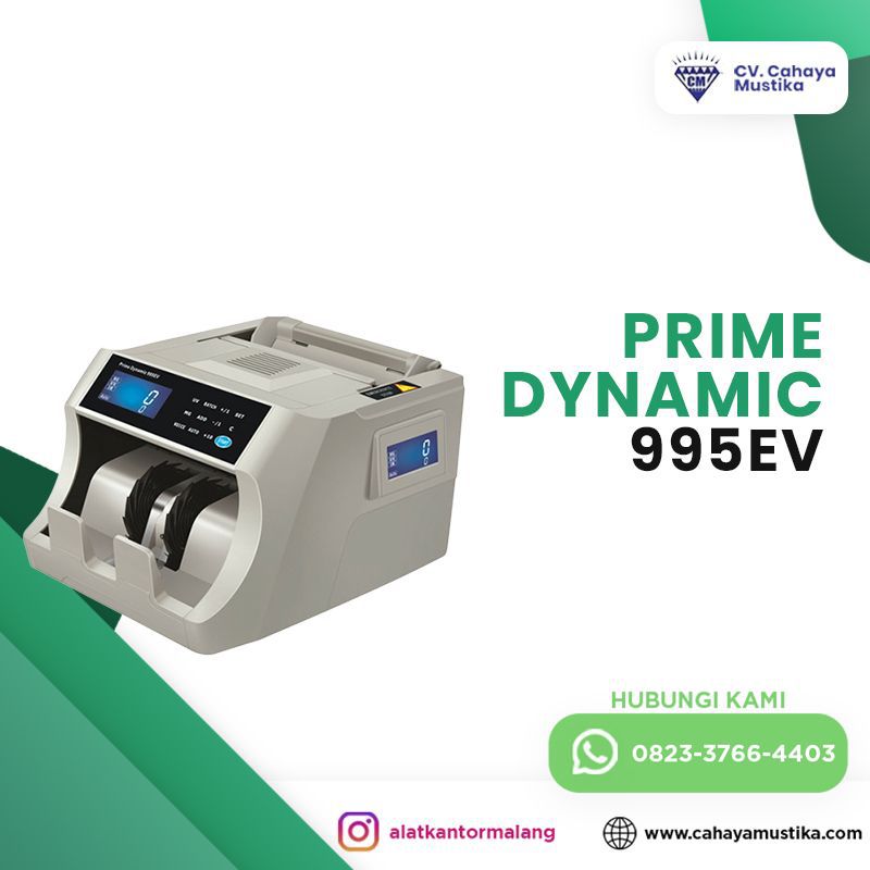 Mesin Hitung Uang Prime Dynamic 995EV (Special Rupiah Detection)