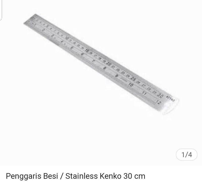 PENGGARIS BESI 30 CM