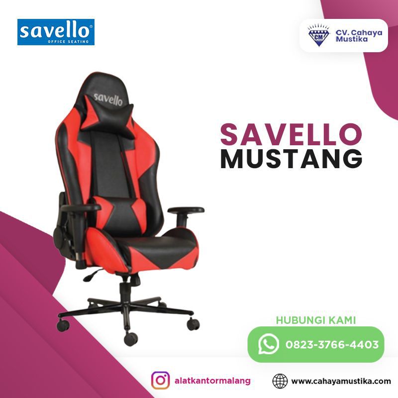 Kursi Gaming SAVELLO MUSTANG