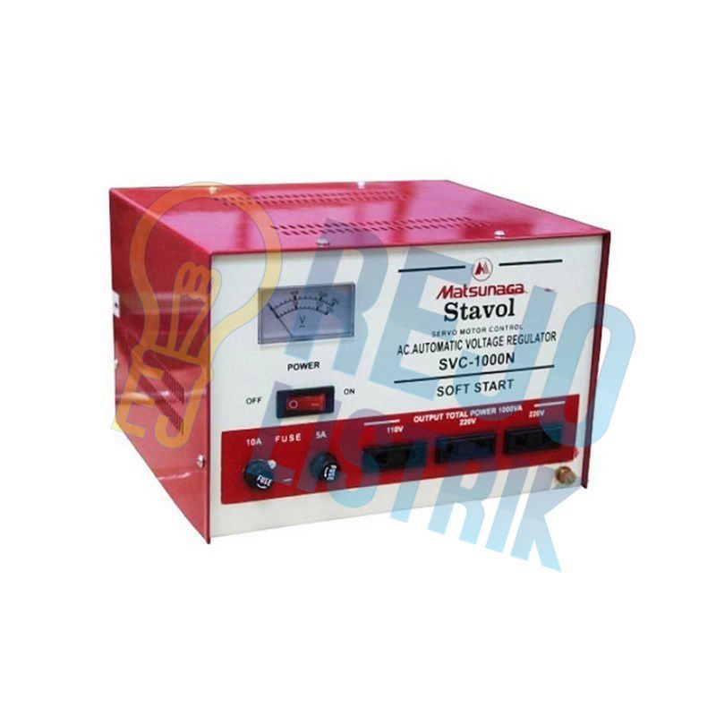Volt Stabilizer/ Stavolt Servo 1.000 Watt Mitsunaga