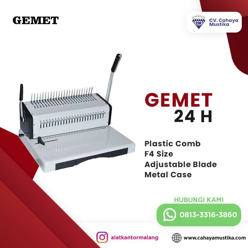 Mesin Jilid Gemet 24 H