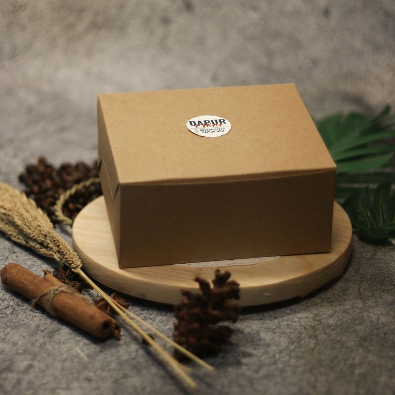 Box Kraft / Dus Coklat untuk Snack - Box Kecil