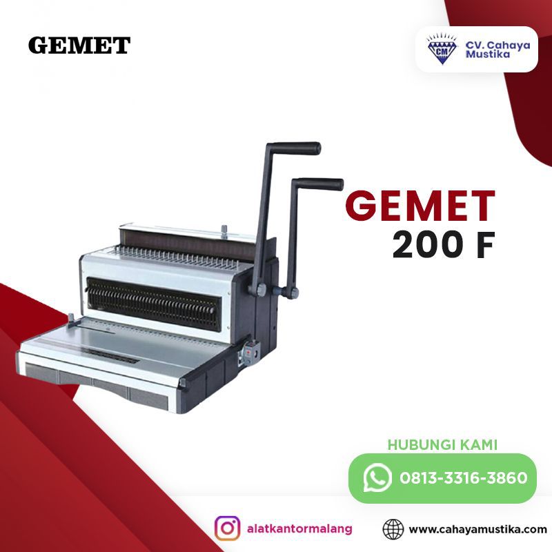 Mesin Jilid Gemet 200F