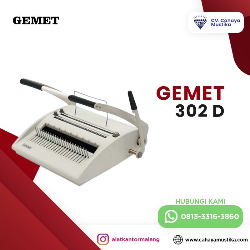 Mesin Jilid Gemet 302D