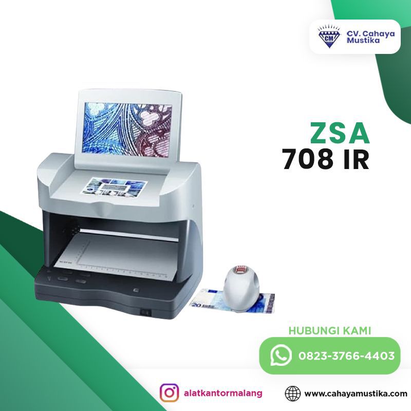 Mesin Deteksi Uang ZSA 708 IR