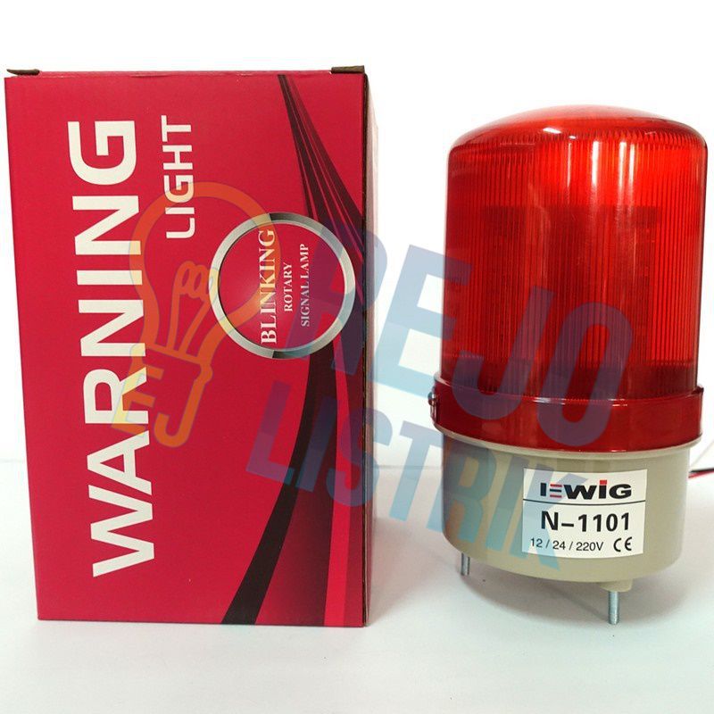 Lampu Warning Led Rotary Ewig N 1101 Red