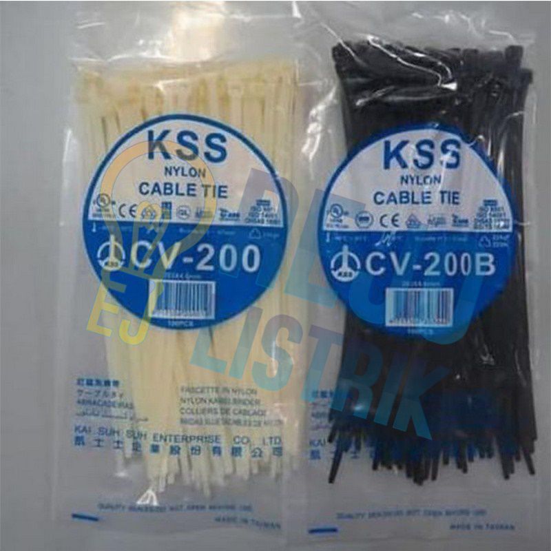 KABEL TIES PUTIH KSS CT-4.8X200