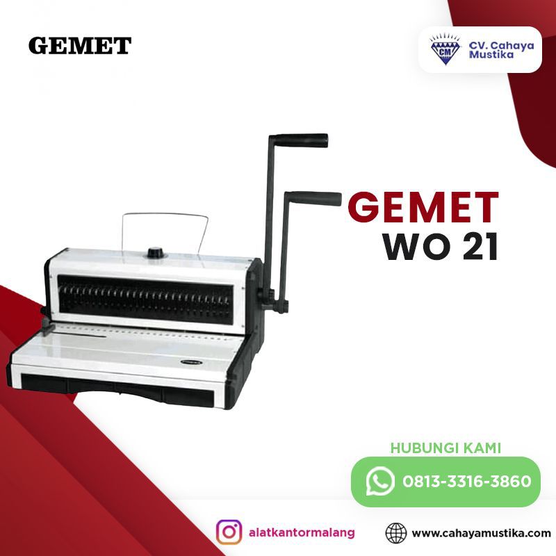 Mesin Jilid Gemet WO 21