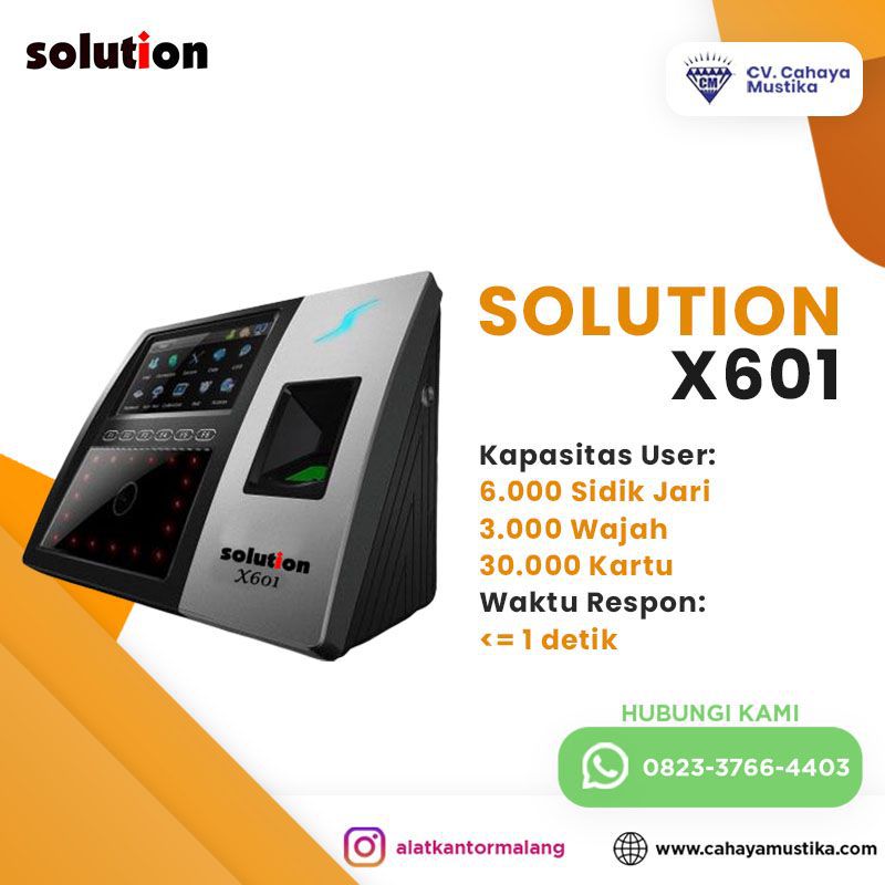 Mesin Absensi SOLUTION X601