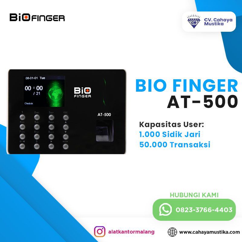 Mesin absensi BIO FINGER AT-500
