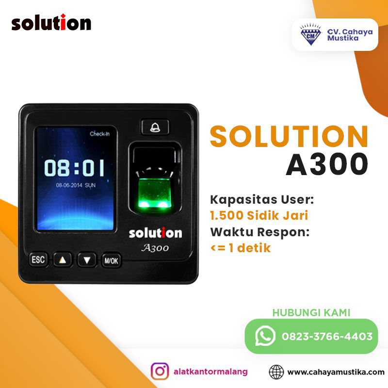 Mesin Absensi SOLUTION A300
